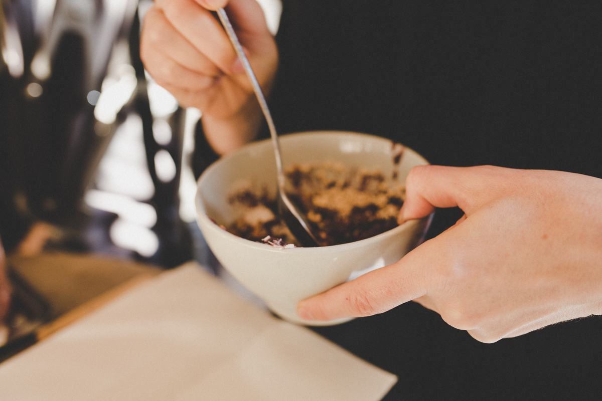 Free Photo: Hands Holding a Breakfast Bowl