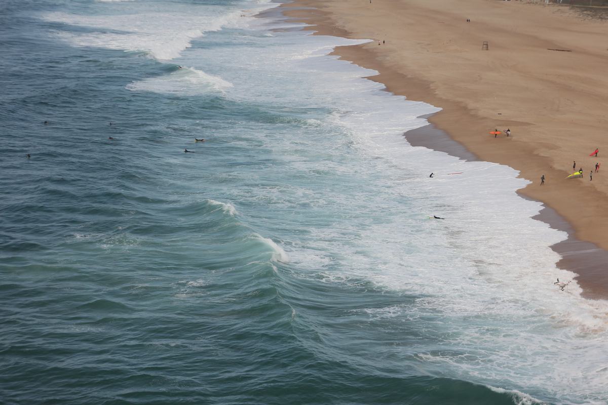 Free Photo: Wave of the Ocean on the Sand Beach