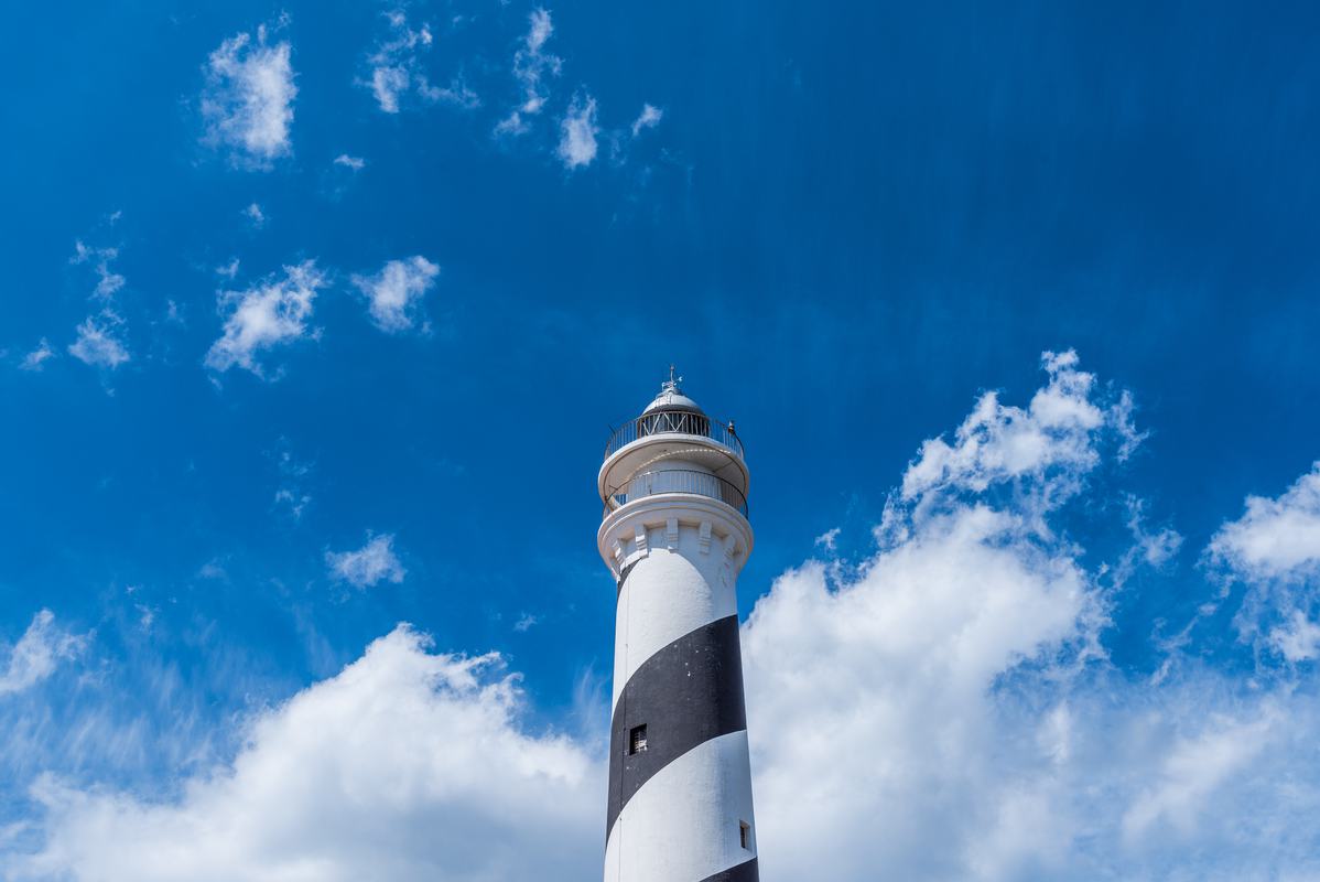 Free Photo: Lighthouse on the Blue Sky