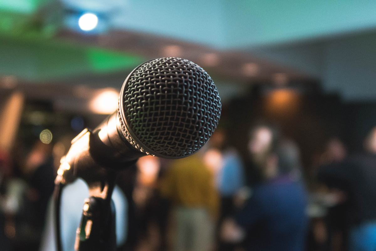 Free Photo: Close Up Shot of a Microphone