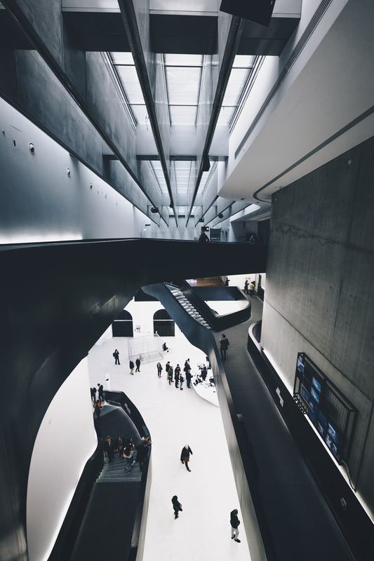 Free Photo: Hallway and Staircase in Modern Theatre Interior