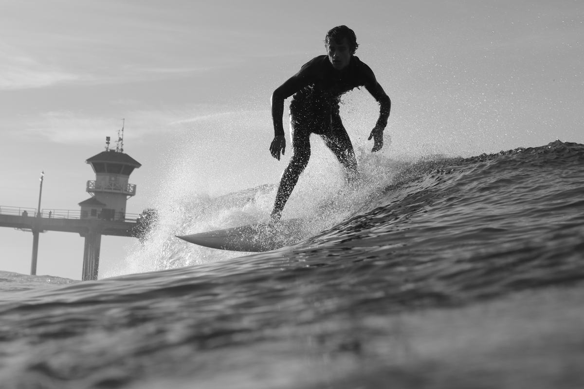 Free Photo: Surfer on Ocean Wave