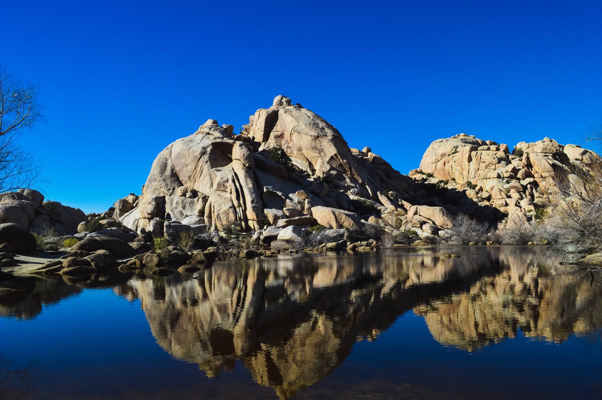 Free Photo: Barker Dam in Joshua Tree National Park, USA