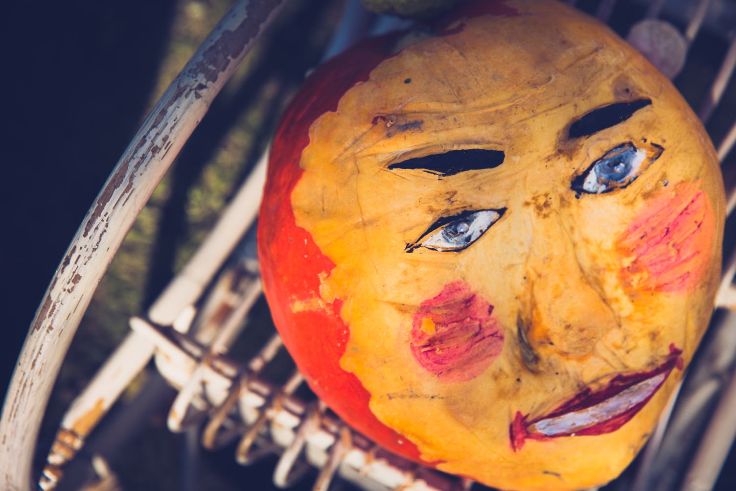 Free Photo: Pumpkin with Human Face