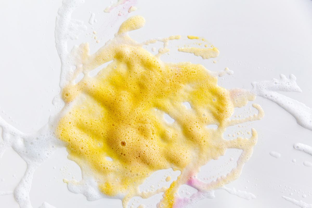 Free Photo: Abstract Yellow Foam